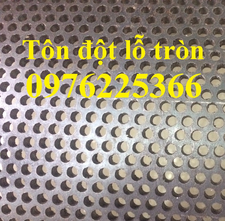 Sản xuất tôn đột lỗ, tấm thép đột lỗ theo yêu cầu
